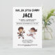 Jiu Jitsu Champ Birthday Party Invitation | Zazzle