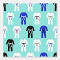 Jiu Jitsu Jujitsu Martial Arts Suits Pattern Wallpaper | Zazzle