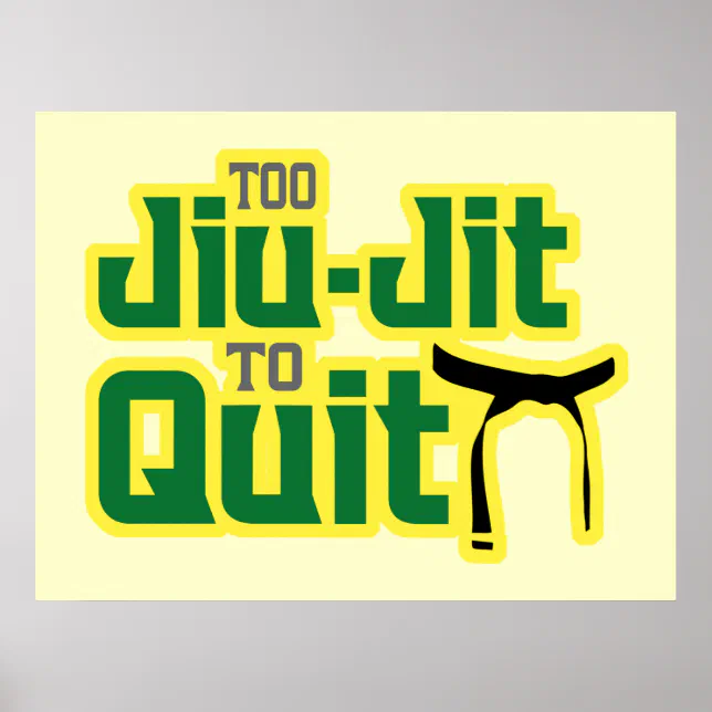 Jiu Jitsu Poster | Zazzle