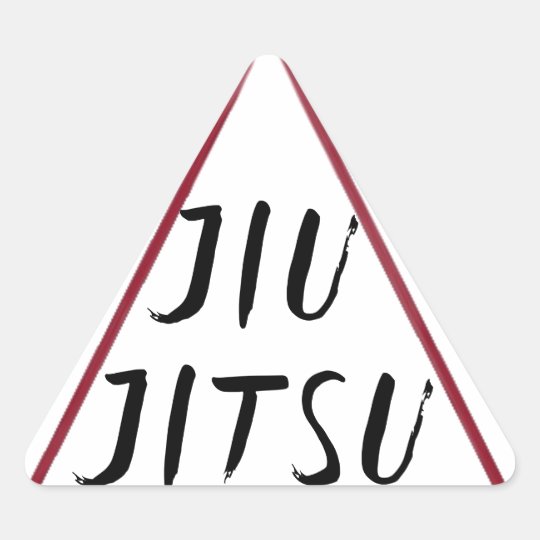 Jiu Jitsu Triangle Car Sticker Decal | Zazzle.com