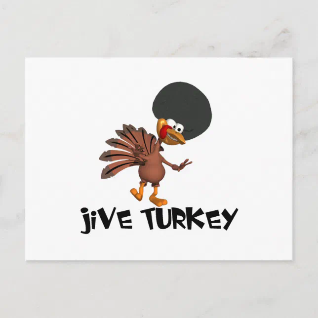 Jive Turkey Postcard | Zazzle