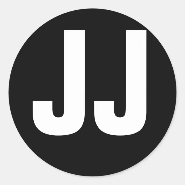 JJ Tribute Classic Round Sticker | Zazzle