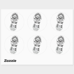 JMT CLASSIC ROUND STICKER | Zazzle