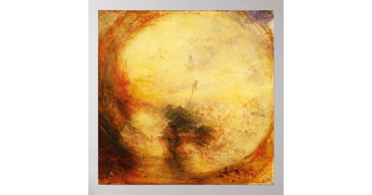 JMW Turner Light and Colour Poster | Zazzle