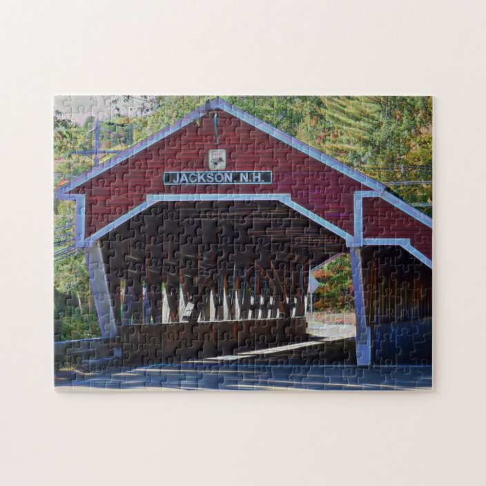 JNH Covered Bridge Puzzle | Zazzle.com