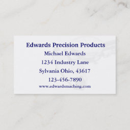 Job Shop and Machine Shop Business Card | Zazzle