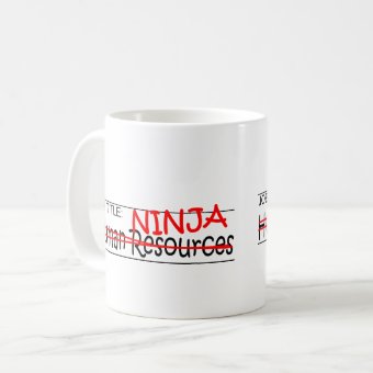 Job Title Ninja - HR Coffee Mug | Zazzle