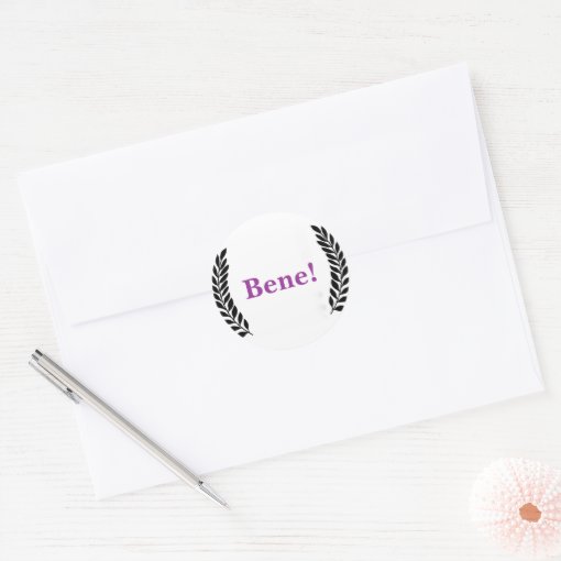 Job Well Done Stickers for Latin Teachers! | Zazzle