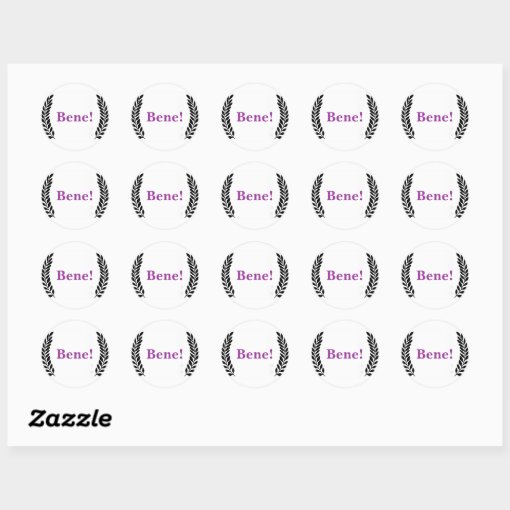 Job Well Done Stickers for Latin Teachers! | Zazzle