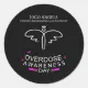 Joco Angels Overdose Awareness Day Classic Round Sticker | Zazzle