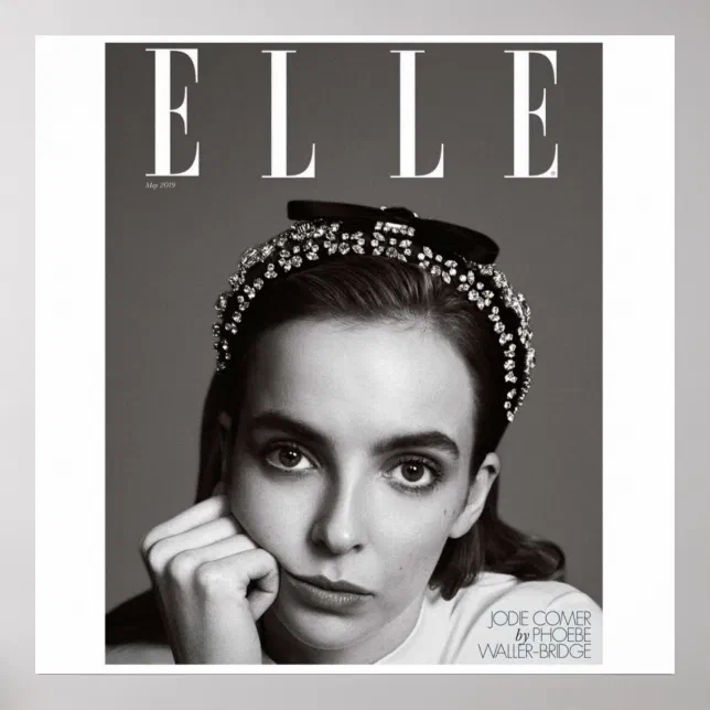 Jodie Comer Elle Poster | Zazzle