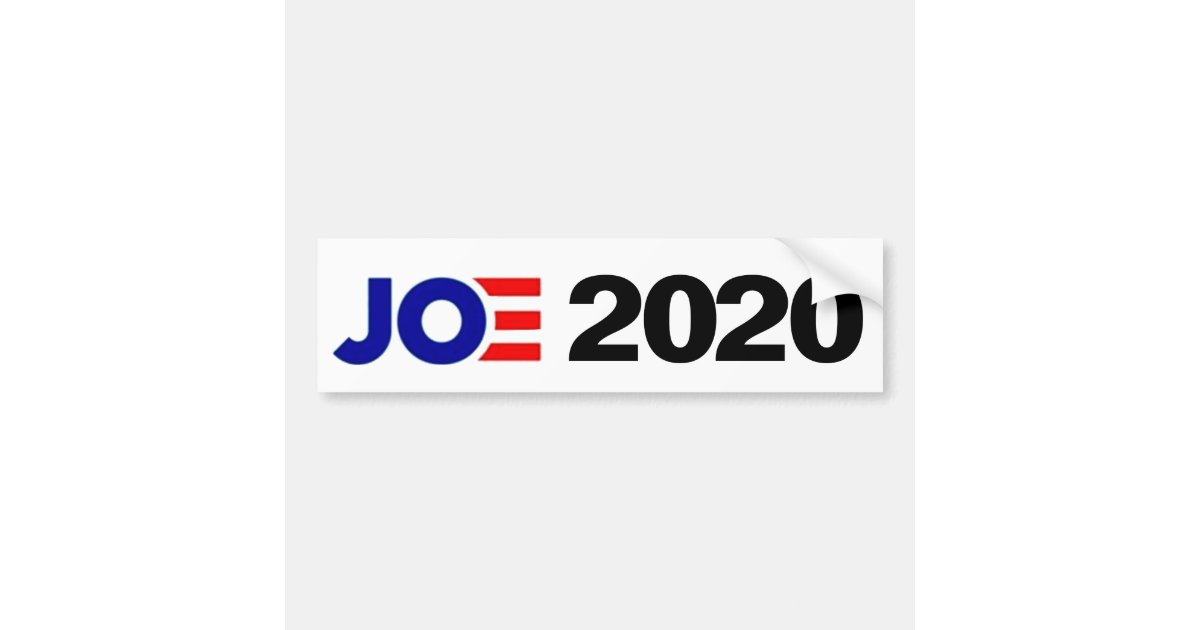 JOE 2020 BUMPER STICKER | Zazzle