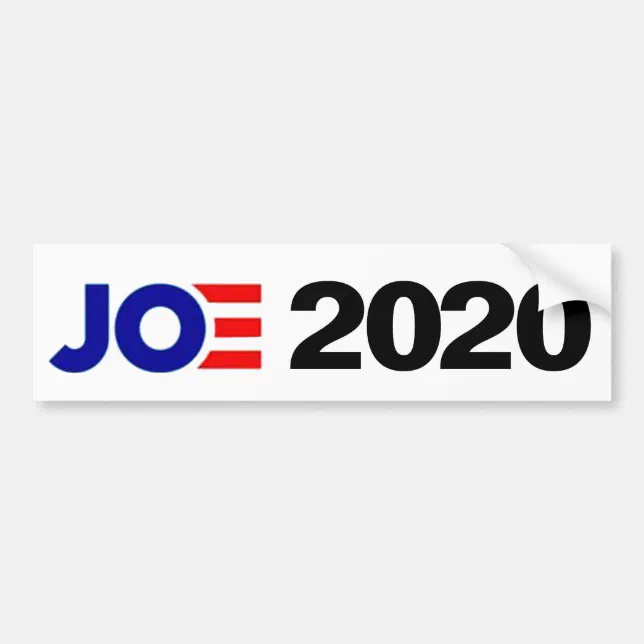 JOE 2020 BUMPER STICKER | Zazzle
