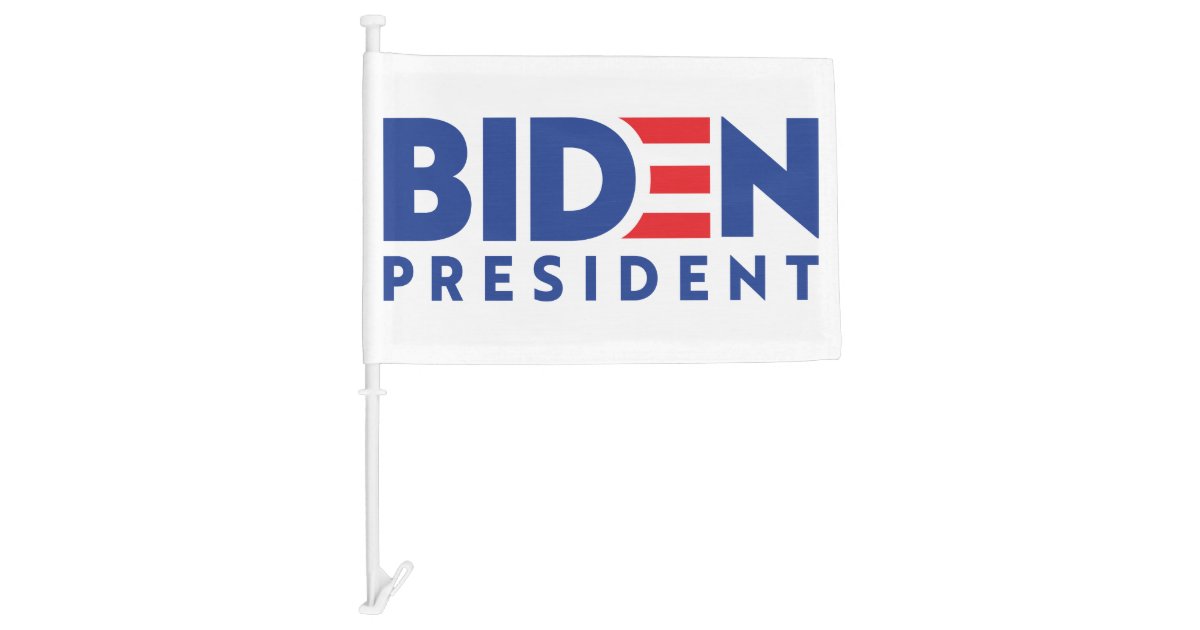 Joe Biden 2020 Biden for President Car Flag | Zazzle