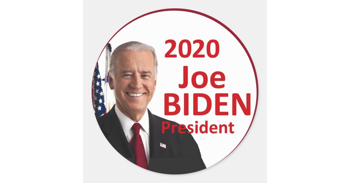 Joe BIDEN 2020 Classic Round Sticker | Zazzle