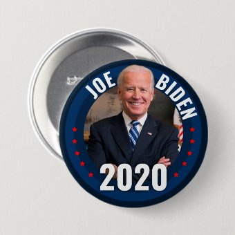 Joe Biden 2020 for President Button | Zazzle