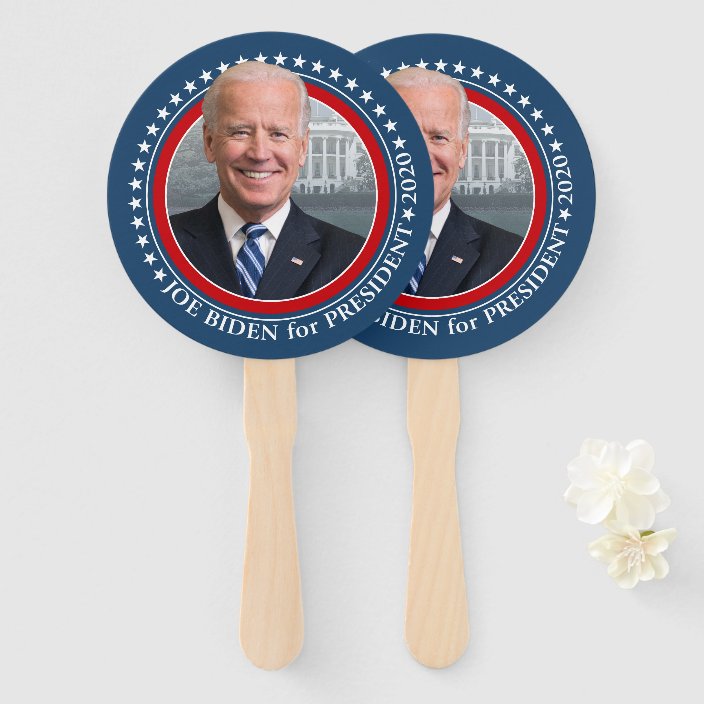 Joe Biden 2020 for President Photo - Parade Hand Fan | Zazzle.com