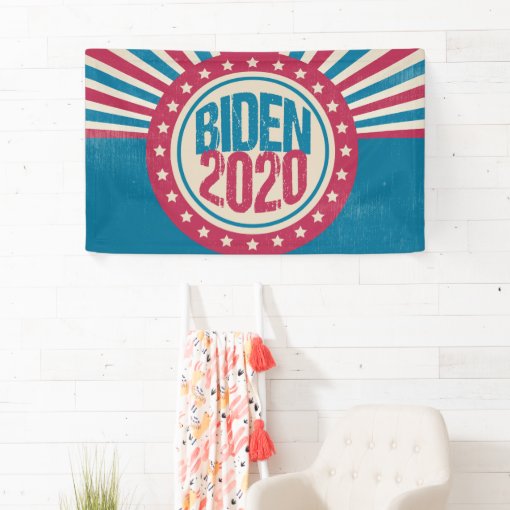 Joe Biden 2020 Retro Political Banner | Zazzle