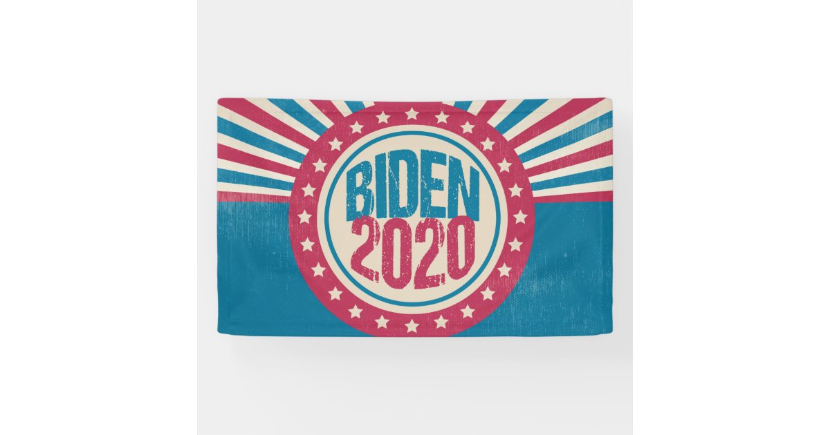 Joe Biden 2020 Retro Political Banner | Zazzle