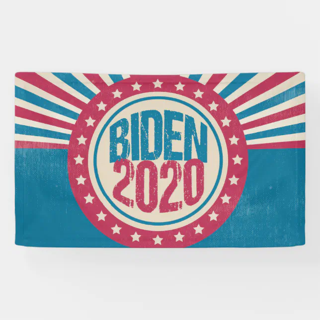 Joe Biden 2020 Retro Political Banner | Zazzle