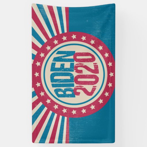 Joe Biden 2020 Retro Political Banner | Zazzle