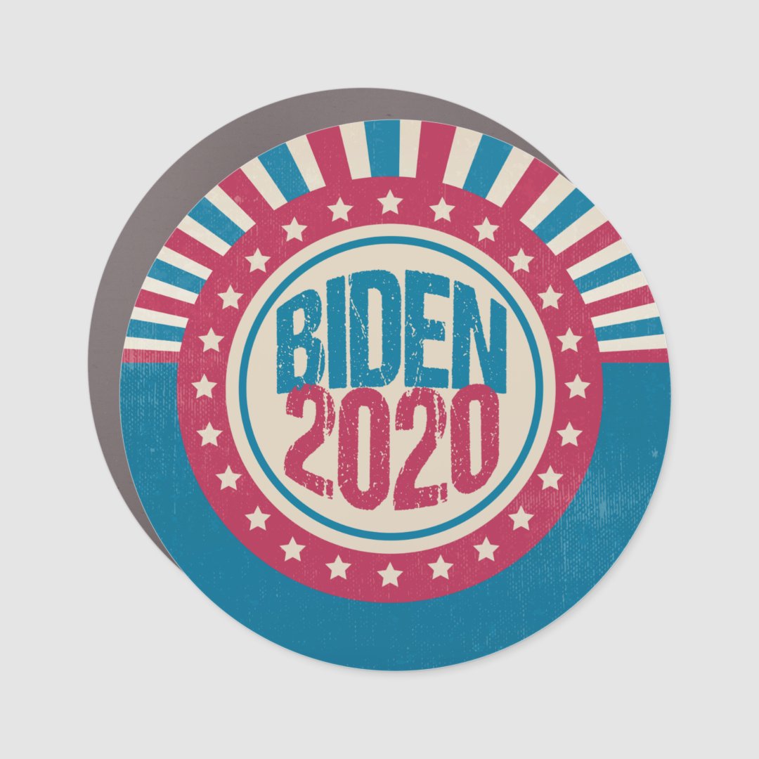 Joe Biden 2020 Retro Political Car Magnet | Zazzle