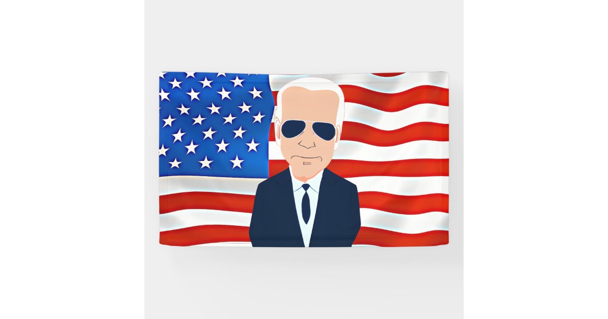Joe Biden American Flag 2024 Election Banner | Zazzle