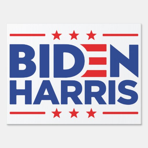 Joe Biden And Kamala Harris Presidential Election Sign | Zazzle