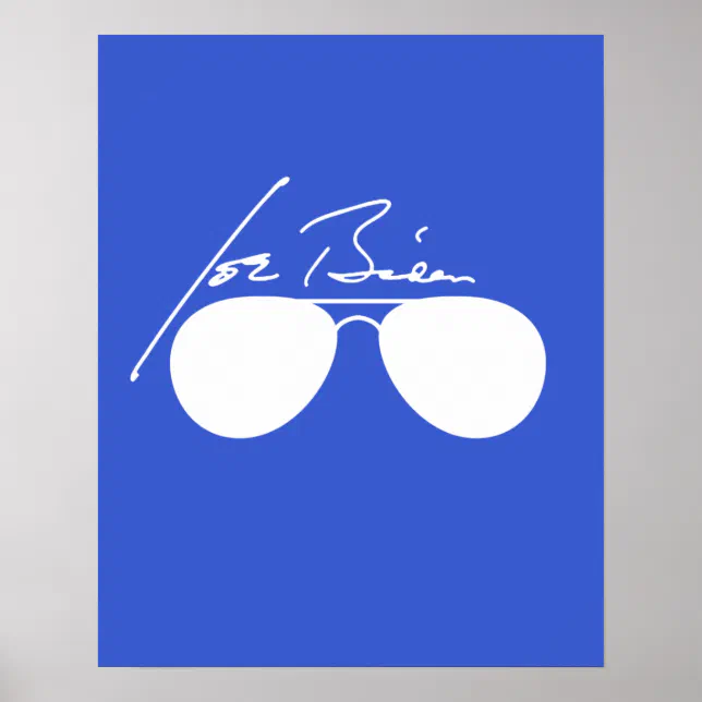 Joe Biden Aviators Poster | Zazzle