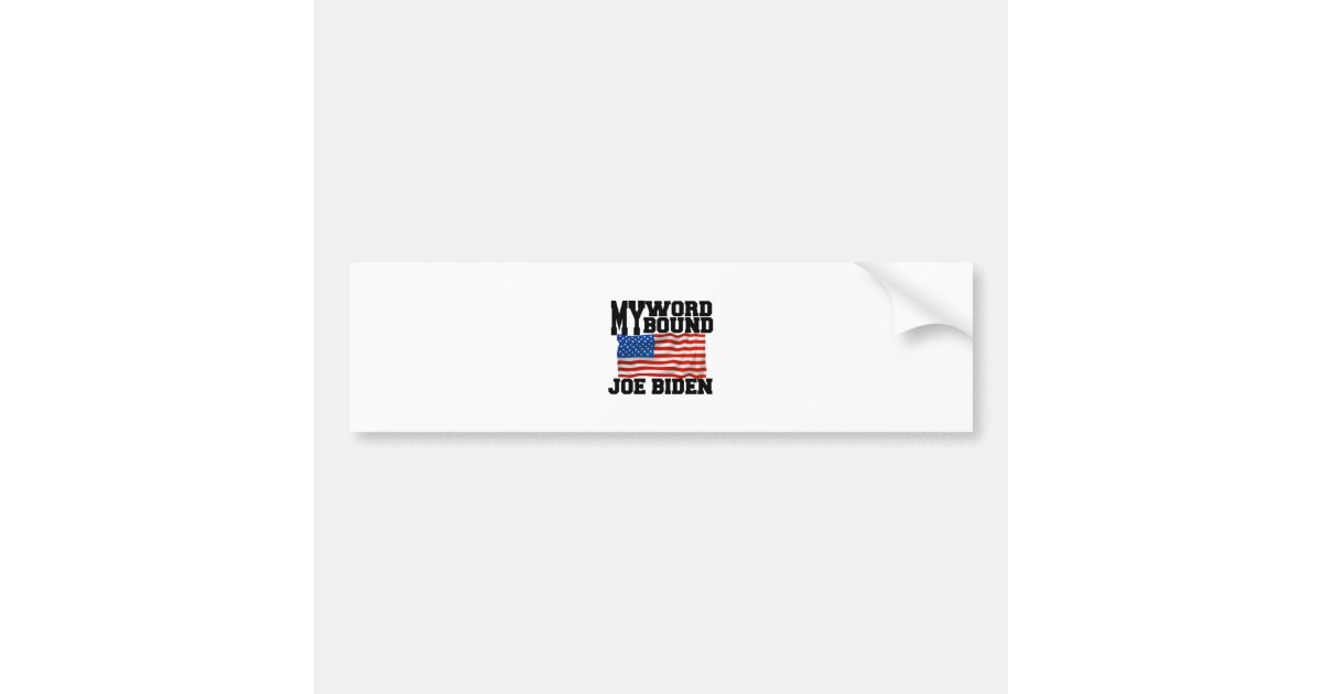 JOE BIDEN BUMPER STICKER | Zazzle