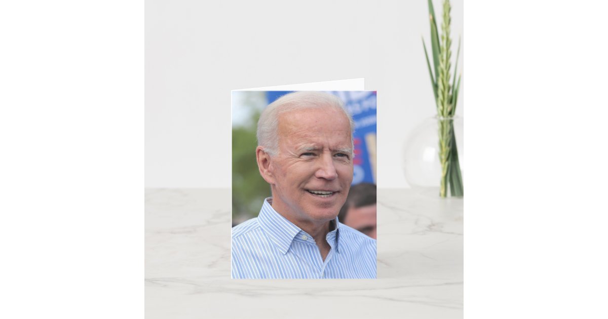 Joe Biden Card | Zazzle