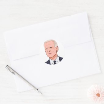 Joe Biden Classic Round Sticker | Zazzle