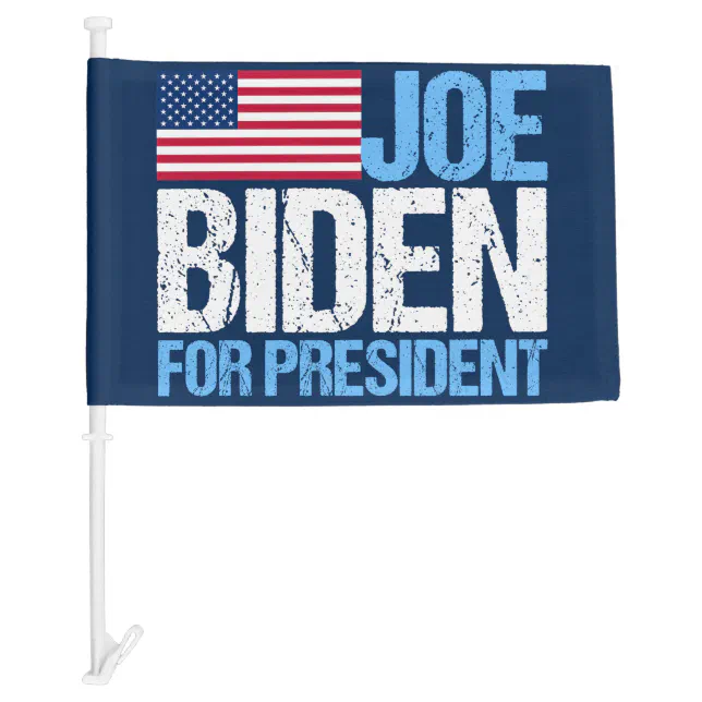 Joe Biden for President 2020 Car Flag | Zazzle