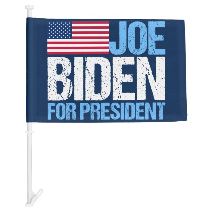 Joe Biden for President 2020 Car Flag | Zazzle.com