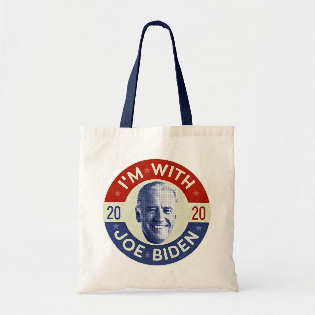 Joe Biden for President 2020 Democrat Photo Retro Tote Bag | Zazzle