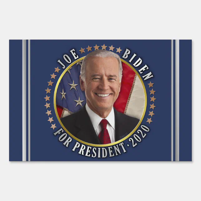 Joe Biden for President 2020 Democrat Photo Sign | Zazzle