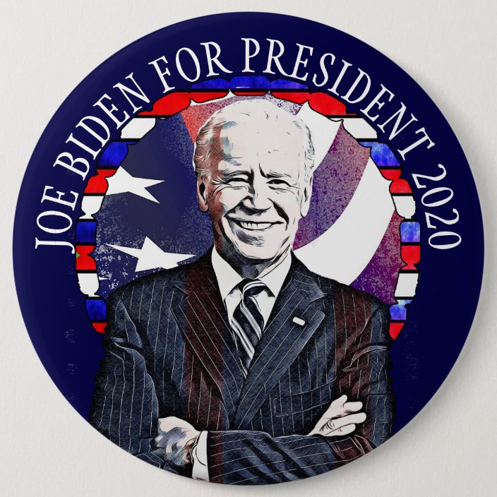 Joe Biden for President 2020 US Election Rally Button | Zazzle.com