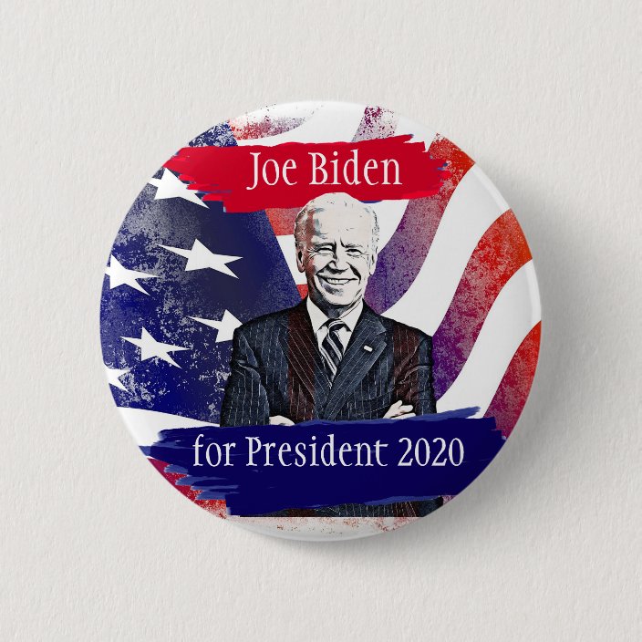 Joe Biden for President 2020 US Election Rally Button | Zazzle.com