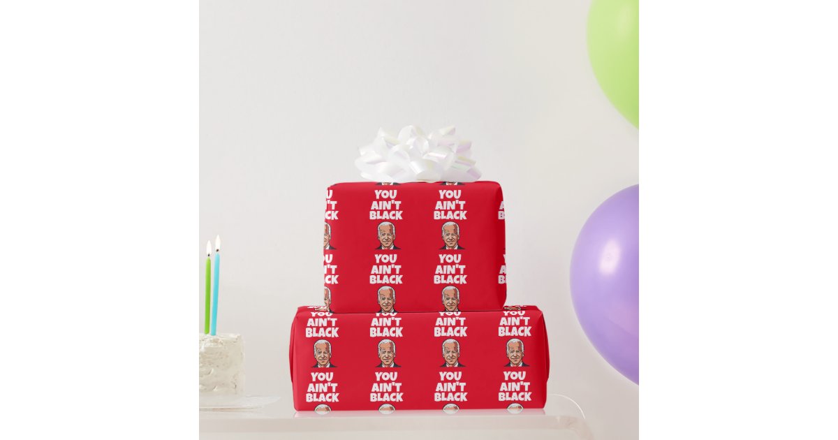 JOE BIDEN FUNNY Wrapping Paper | Zazzle