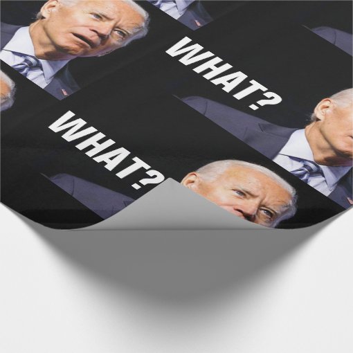 JOE BIDEN FUNNY WRAPPING PAPER | Zazzle