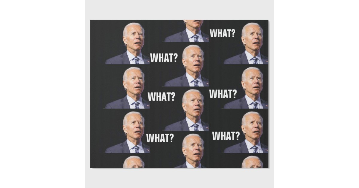 JOE BIDEN FUNNY WRAPPING PAPER | Zazzle