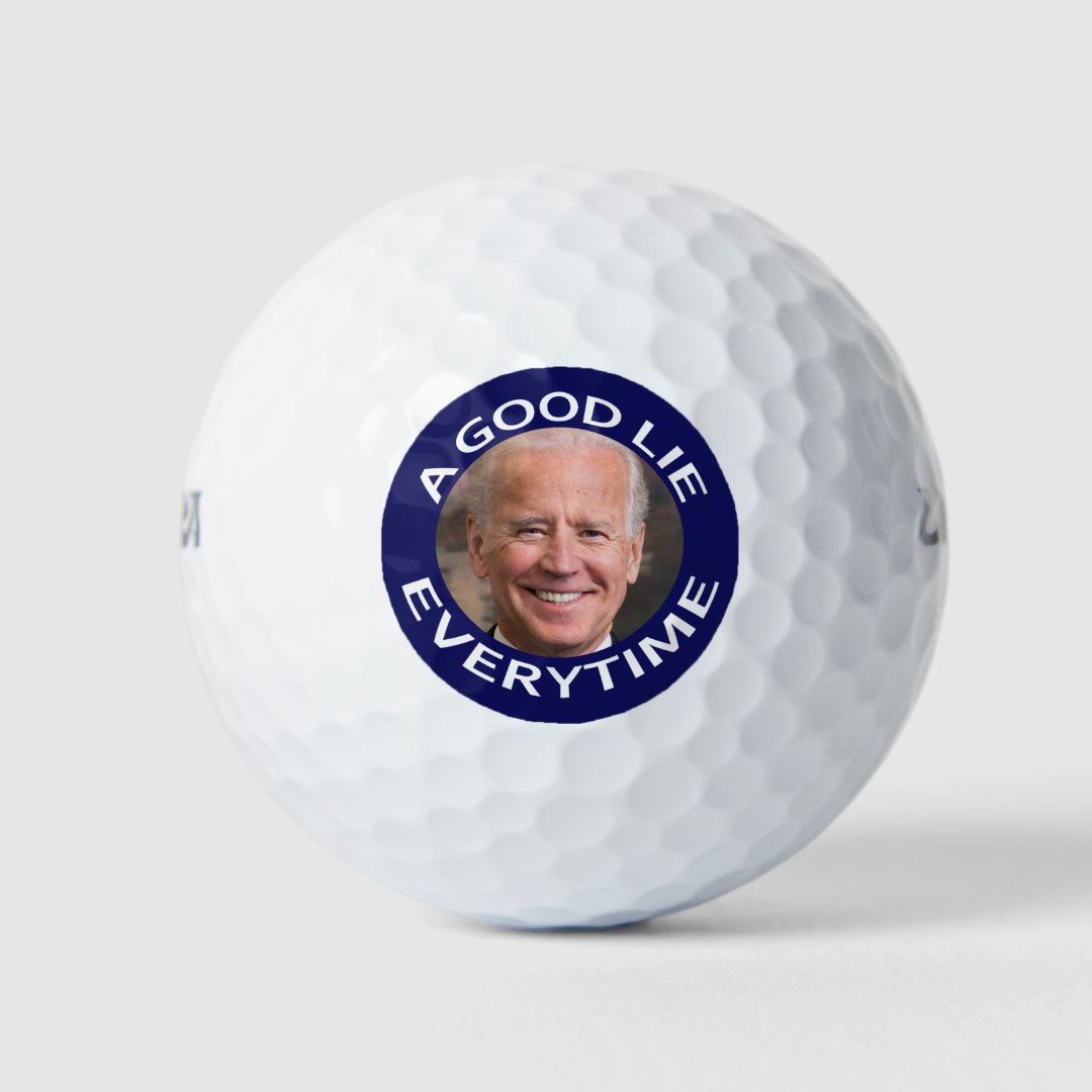 Joe Biden Good Lie Golf Balls | Zazzle