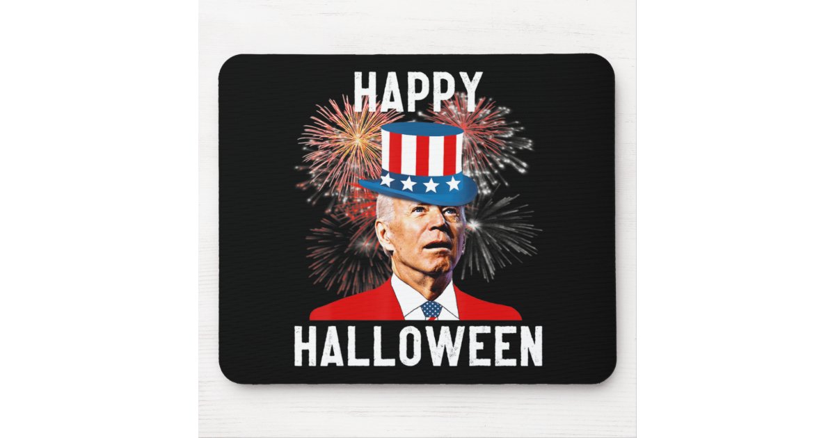 Joe Biden Happy Halloween For Fun th Of July Mouse Pad | Zazzle
