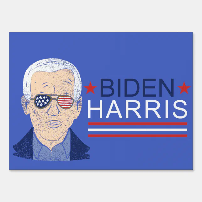 Joe Biden in Sunglasses 2020 Presidential Election Sign | Zazzle
