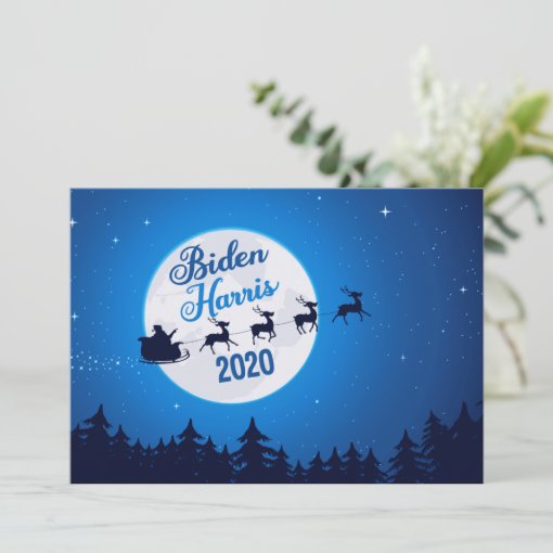 Joe Biden Kamala Harris 2020 Christmas Holiday Card | Zazzle