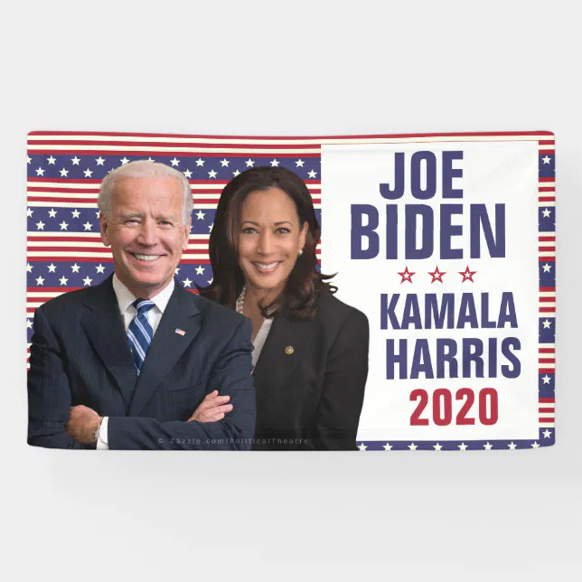 Joe Biden Kamala Harris 2020 US President Photo Banner | Zazzle