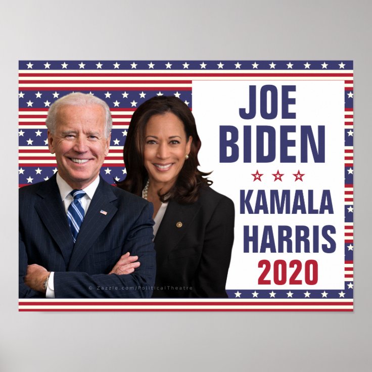 Joe Biden Kamala Harris 2020 US President Photo Poster | Zazzle