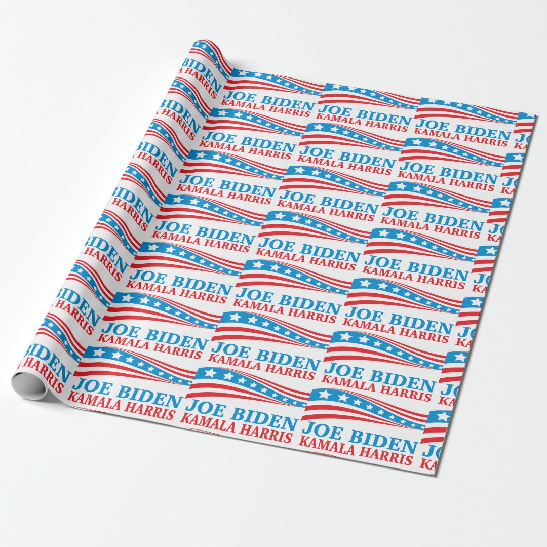 Joe Biden Kamala Harris for America Wrapping Paper | Zazzle