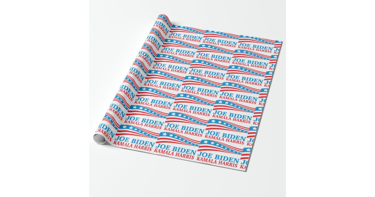 Joe Biden Kamala Harris for America Wrapping Paper | Zazzle