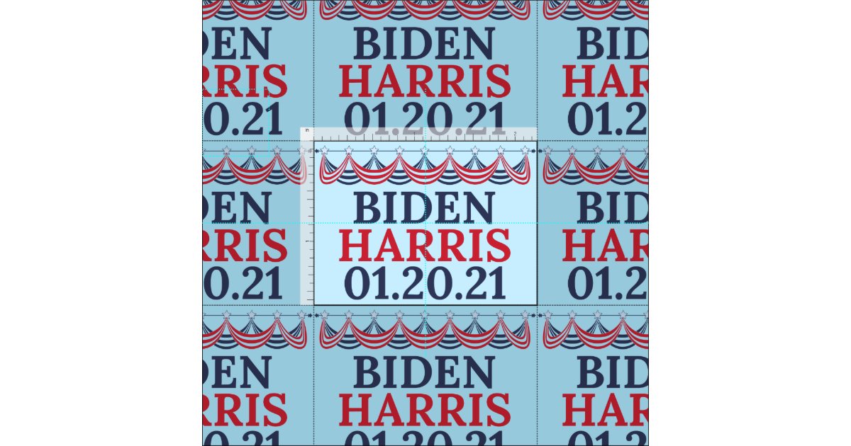 Joe Biden Kamala Harris Inauguration Day Fabric | Zazzle